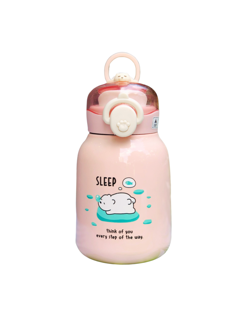 Bình nước giữ nhiệt cho bé inox 304 gấu bắc cực 350ml 4740-1 - loluli.com.vn